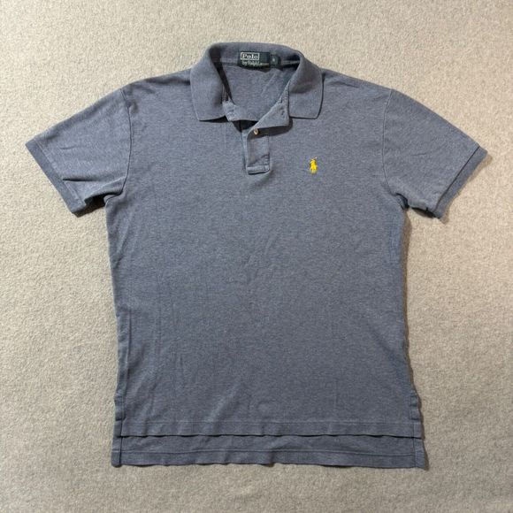 Ralph Lauren | Shirts | Polo Ralph Lauren Shirt Mens Small Gray Yellow ...